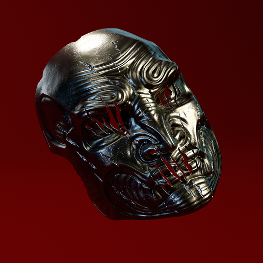 🆕 Slipknot Vman new mask・ STL File for 3D printing・Cults