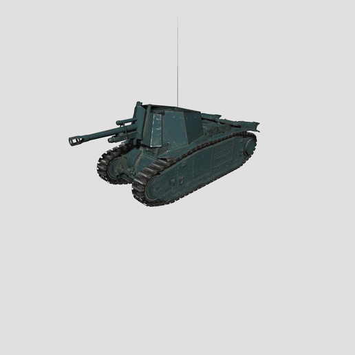 🪖 A collection of 3D models of French tank destroyers and self ...