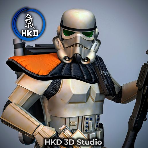🎨 Sand trooper Fan Art - Star Wars 3D・ STL File for ・Cults