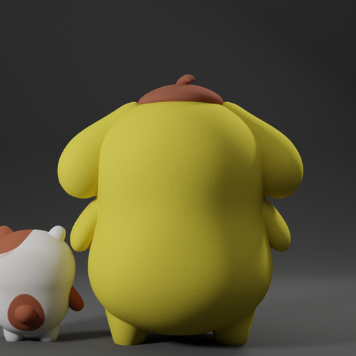 🎨 Pompompurin base - Figure・ OBJ File for 3D printing・Cults
