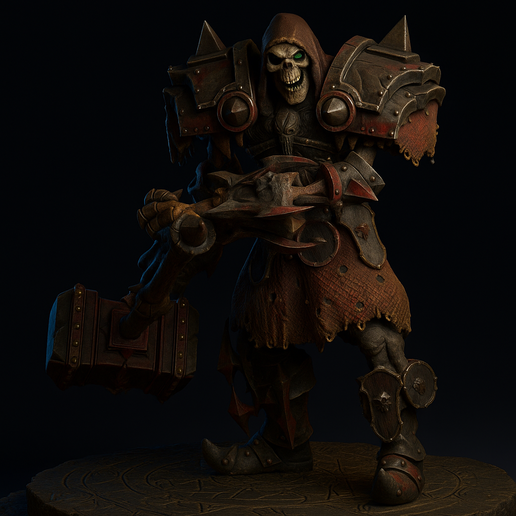 💀 Skeleton Giant Undead・ 3D File for 3D printing・Cults