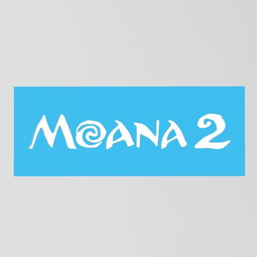 STL file MOANA 2 LOGO 🏢 ・3D printer model to download・Cults