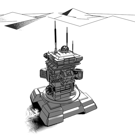 💂 Battletech Unofficial Advanced Guard Tower by Galactic Defense ...