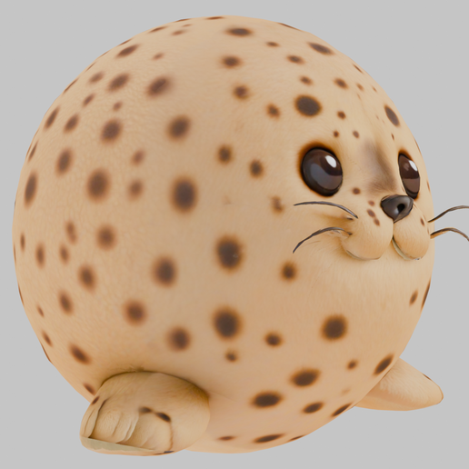 🦭 Chonky 3D Stamp・ STL File for 3D printing・Cults