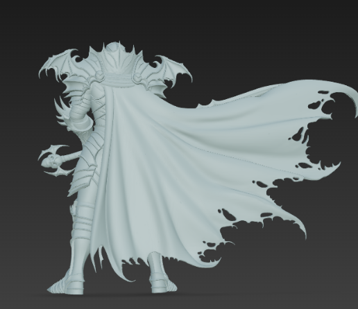 🧛 Armored Vampire Lord Warrior 3D Model・ STL File for 3D printing・Cults
