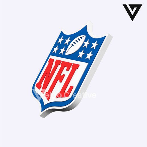 🏈 NFL Football Logo STL – 3D Printable Sports Decor Model・Archivo STL ...