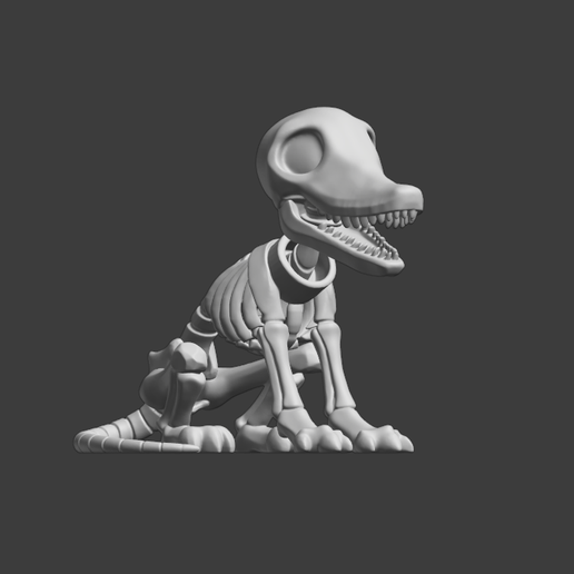 🐕 Scraps Corpse Bride Dog - Monster High・ STL File for 3D printing・Cults