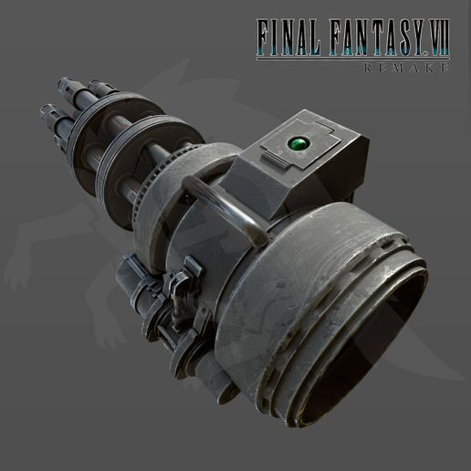 🔫 BARRET WALLACE GATLING GUN Final fantasy vii COSPLAY 3D MODEL・ STL ...