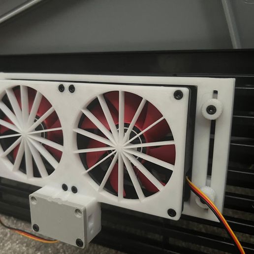 🛞 universal fan holder for absorption fridge・ STL File for 3D printing ...