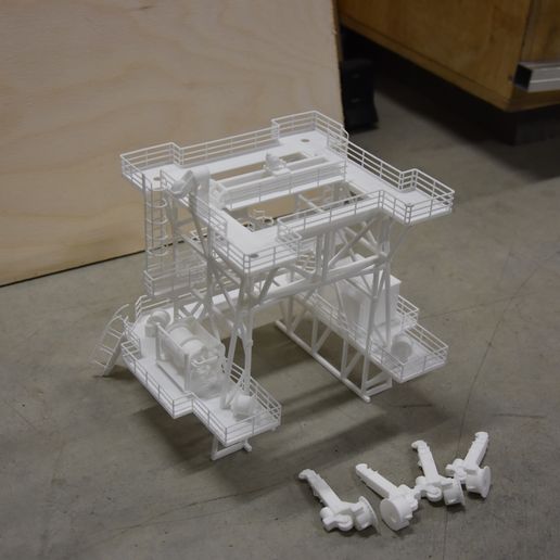 STL file ROV Handling Tower for Edda Flora or other ship models 🚢 ・3D ...