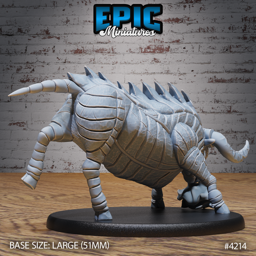 3D file Metal Bull Gorgon Charge ‧ DnD Miniature ‧ Tabletop Miniatures ...
