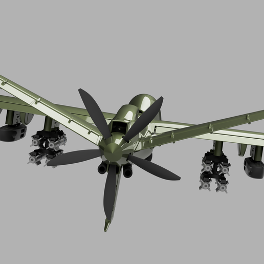 🦅 MQ Gray Eagle STOL UAS drone HIGH QUALITY 3D PRINT MODEL・ 3D File for ...