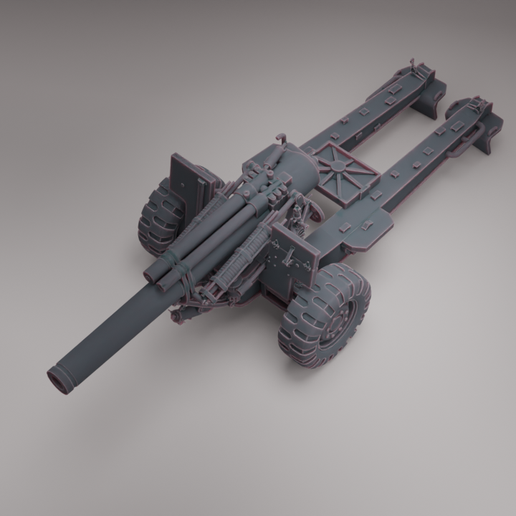 🇺🇸 USA 155 mm Howitzer M114, 1/72・ STL File for 3D printing・Cults