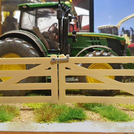 3D file Wooden Farm Gate 1/32 Diorama style 🪵 ・3D printable model to ...