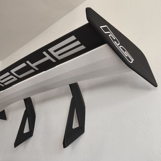 🪶 Porsche 911 GT3 RS - Wing Replica - Full-Size Wall Decor・Archivo 3D ...
