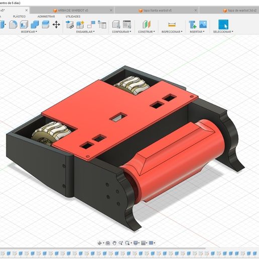 🤖 WARBOT 3D, DE 500 GRAMOS CON MOTORES N20 O N30 (ROBOT DE COMBATE ...