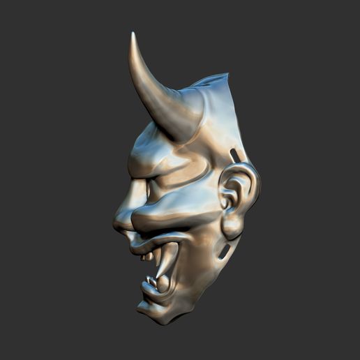 🇯🇵 Japanese Onryo mask・ STL File for 3D printing・Cults