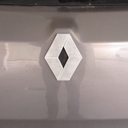 🚗 Replica of Renault Stepway 2021 Rear Logo | 3D Printed Car Emblem ...