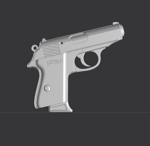 🔫 Walther PPK Real Size 3D Gun Mold・ STL File for 3D printing・Cults