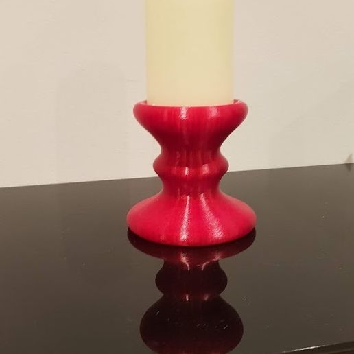 STL file Candlestick for 76 mm candles・3D printer design to download・Cults