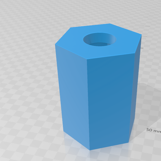 🛸 5mm to 7mm Hex adapter MN82・Free STL File for 3D printing・Cults