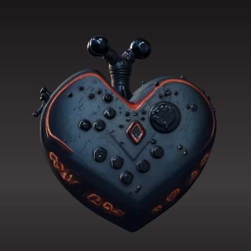 STL file Mechanical heart 💜 ・Design to download and 3D print・Cults