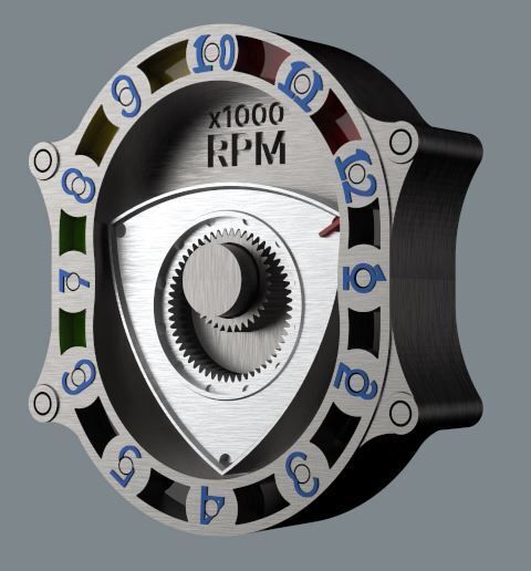 🕰️ Wankel rotary industrial style clock・ 3D File for 3D printing and ...