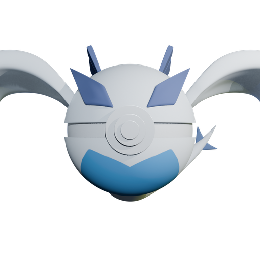 3D file Lugia Themed Pokeball 🐉 ・3D printer model to download・Cults