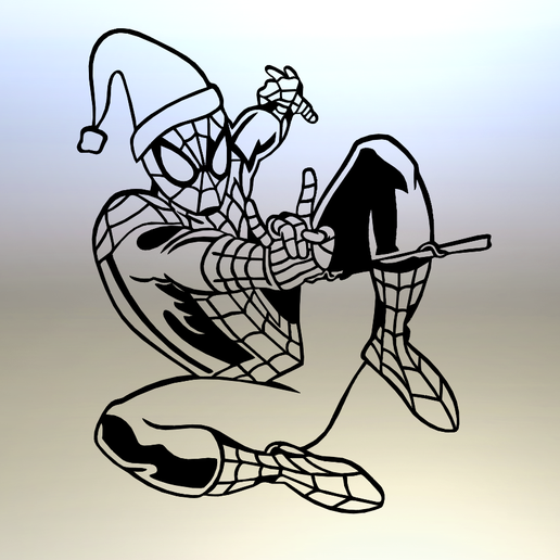 spiderman coloring pages christmas