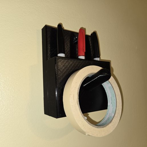 🚉 Masking Tape and Sharpie Holder Labeling Station and Organizer・Free ...