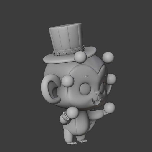 🐒 Monkey・ STL File for 3D printing・Cults
