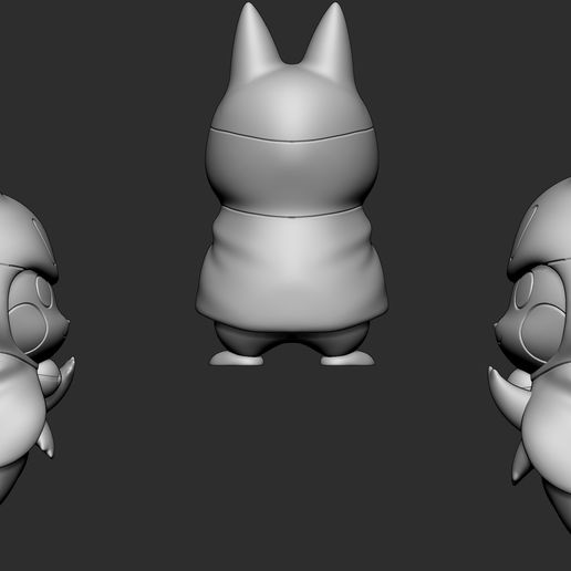 🐉 Pokemon - Pikachu Munchlax Cosplay・Free STL File for ・Cults