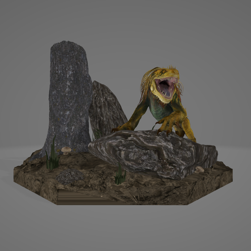 👹 MONSTER HUNTER GREAT JAGRAS FIGURE・ STL File for 3D printing・Cults