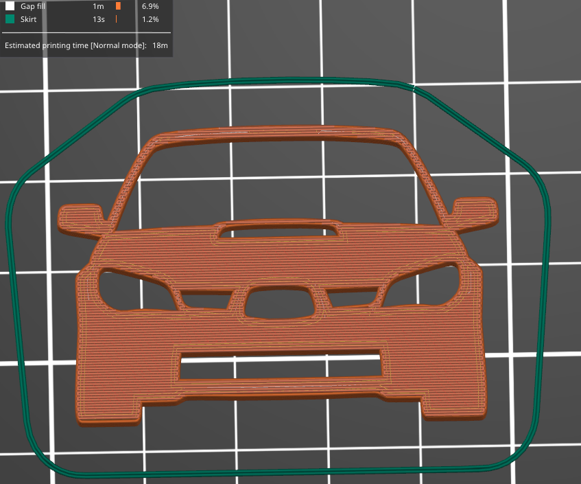 STL file Subaru Impreza WRX STI Hawkeye key silhouette・3D printing template to download・Cults