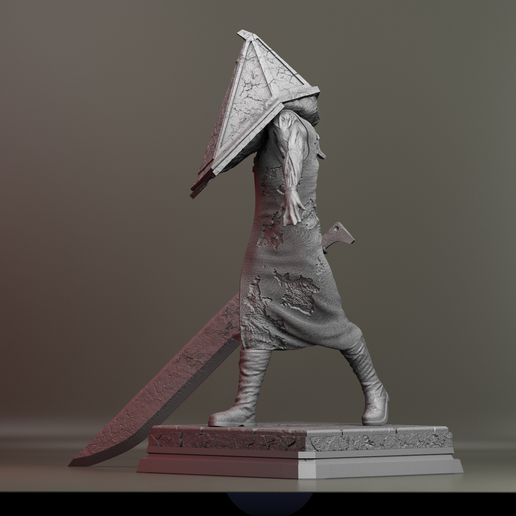 STL file Pyramid head Fan art - Silent hill 2 3D print model 3D print ...