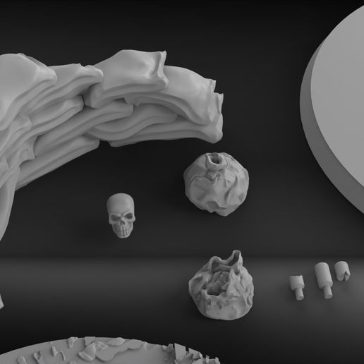 🏙️ 60mm city base・ 3D File for ・Cults