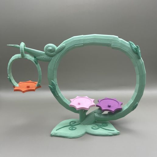 🐉 Littlest Pet Shop LPS stand with a swing・ STL File for 3D printing・Cults