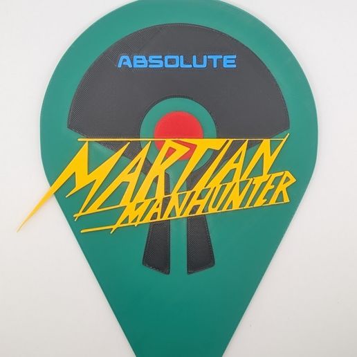 👾 Absolute Martian Manhunter Emblem + Logo・free STL file for 3D ...