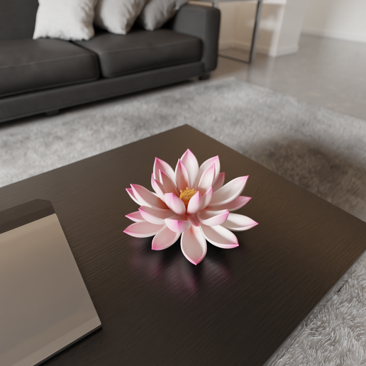 🪷 lotus flower・ 3D File for 3D printing・Cults