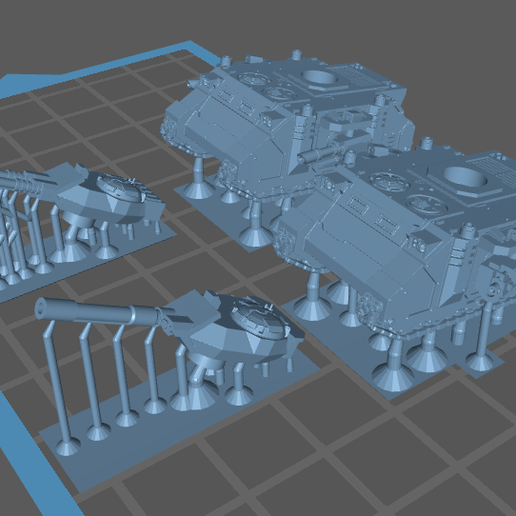 🎲 Epic scale Galactic Crusaders MBT・Free STL File for ・Cults