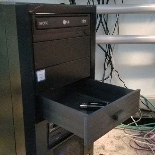 🖥️ 5.25 Inch PC Drawer (V2)・Free STL File for 3D printing・Cults