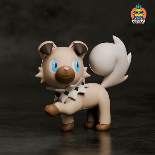 🐉 rockruff and lycanrock form with 1/20 scale・ STL File for 3D printing ...