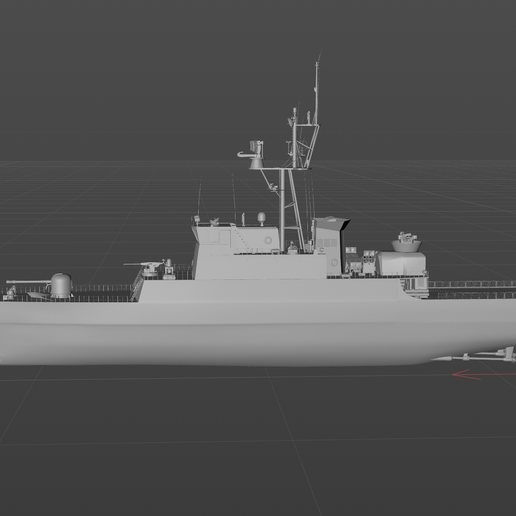 🚢 Material do modelo 3D da fragata iraniana Sahand・Arquivo OBJ para ...