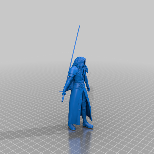 ☁️ Final Fantasy 7 - Main Cast・Free 3D File for ・Cults