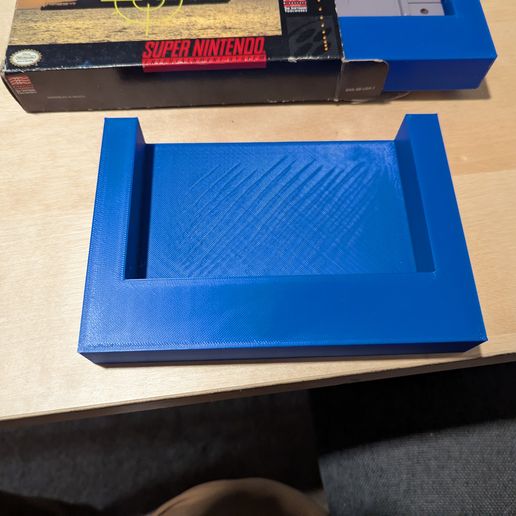 STL file SNES Custom Box Insert 📦 ・3D printable model to download・Cults