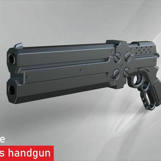🔫 Gungrave - Cerberus handguns (with mechanism)・ 3D File for ・Cults