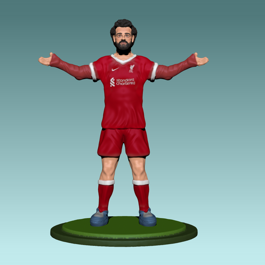 🇪🇬 mohamed salah or mo salah figure from Liverpool and Egypt・ STL File ...