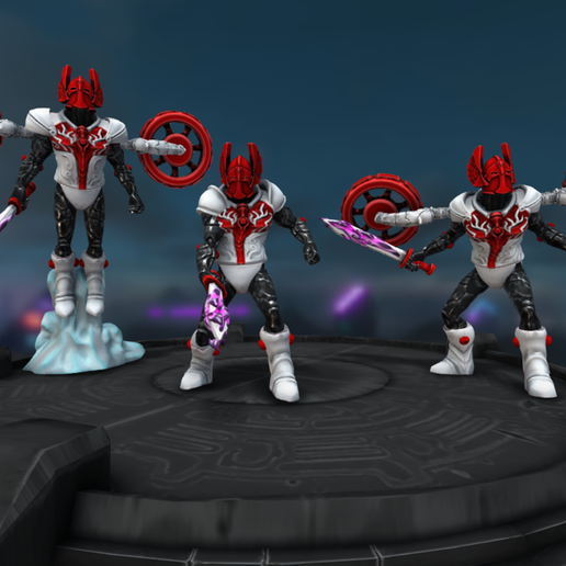 Free 3D file Heroscape: Micronaut Prince Acroyear (Three poses) 🤴 ・3D ...