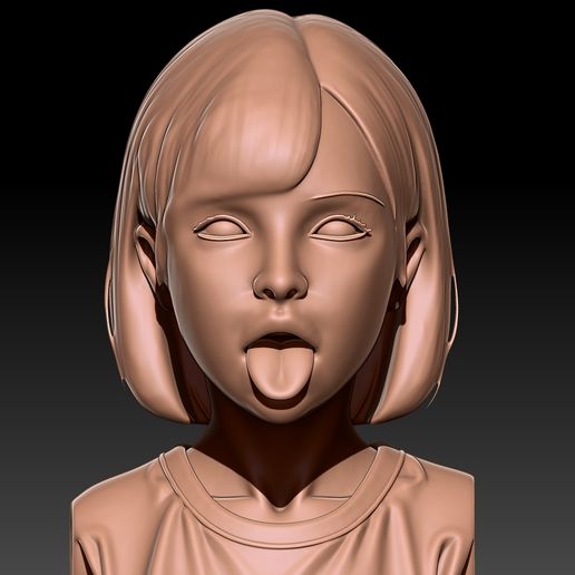👄 open mouth girl・ STL File for 3D printing・Cults