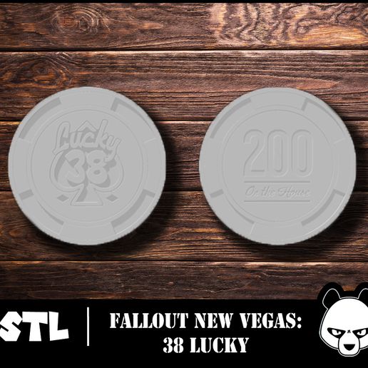 🆕 Fallout: New Vegas 38 lucky・ 3D File for ・Cults